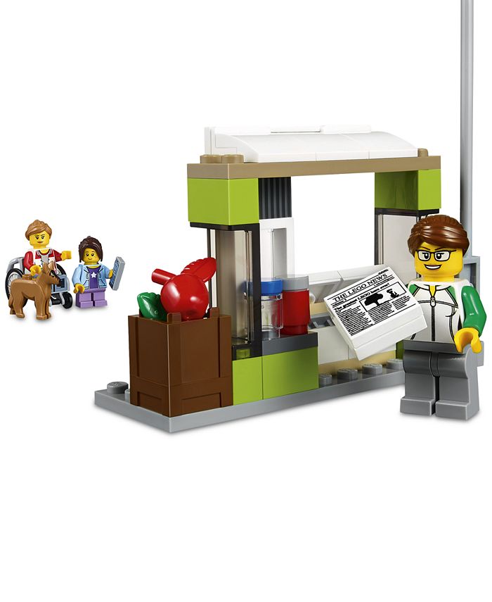 LEGO® City 337-Pc. Town Bus Station Set 60154 - Macy's