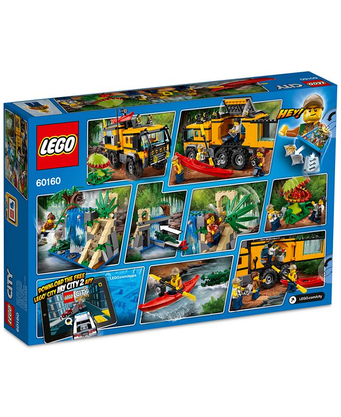 LEGO® City 426-Pc. Jungle Mobile Lab Set 60160 - Macy's