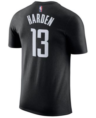 Nike Men's James Harden Houston Rockets Name & Number Player T-Shirt ...