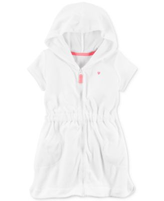 Carter's Zip-Up Cover-Up, Baby Girls - Macy's