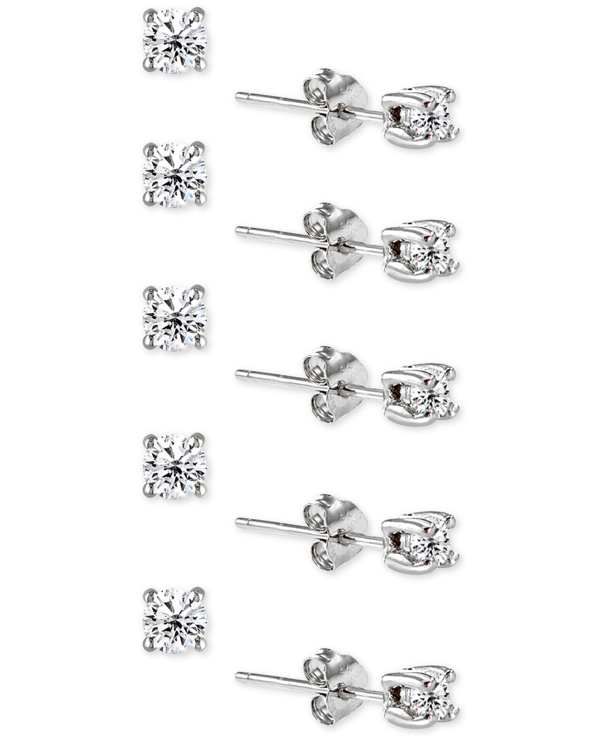 Click here for Giani Bernini 5-Pc. Set Cubic Zirconia Stud Earrin... prices
