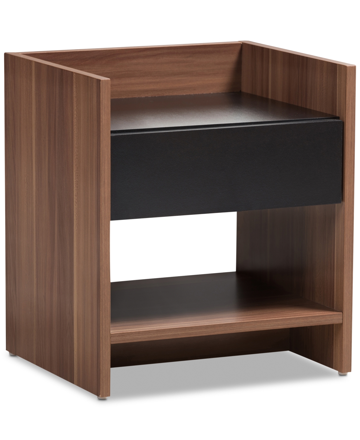 Baxton Studio Vanda 1 Drawer Nightstand