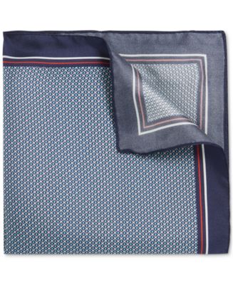 BOSS Men's Patterned Silk Pocket Square - Macy's