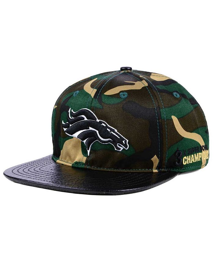 Pro Standard Denver Broncos Woodland Strapback Cap - Macy's