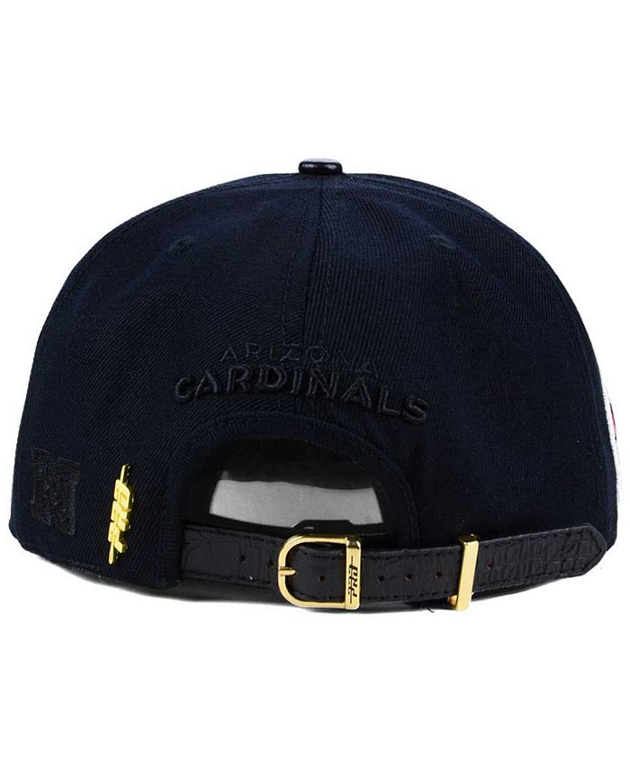 Pro Standard Arizona Cardinals Black and White Strapback Cap - Macy's