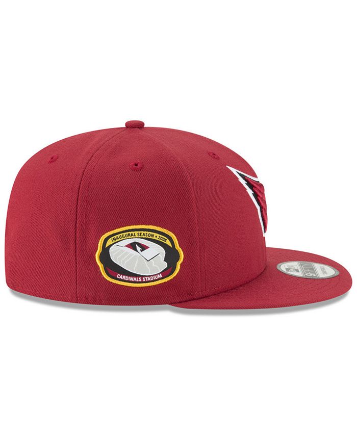 New Era Arizona Cardinals Anniversary Patch 9FIFTY Snapback Cap - Macy's