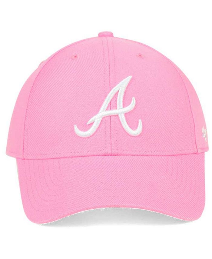 '47 Brand Atlanta Braves Pink Series Cap - Macy's