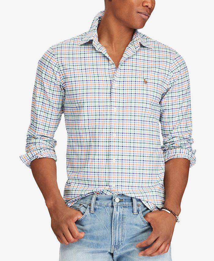 Polo Ralph Lauren Men's Plaid Shirt - Macy's