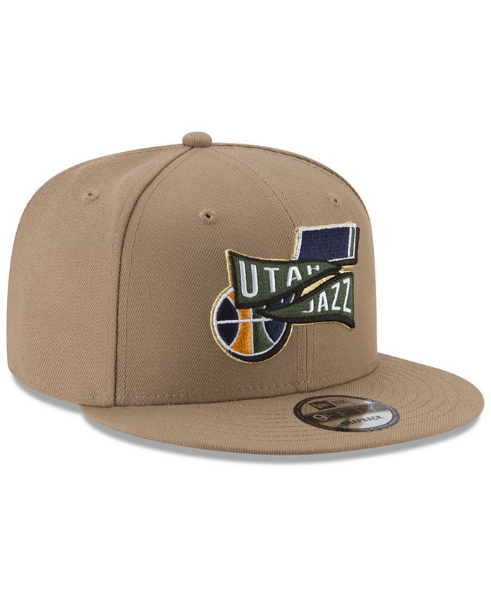 New Era Utah Jazz Team Banner 9FIFTY Snapback Cap - Macy's