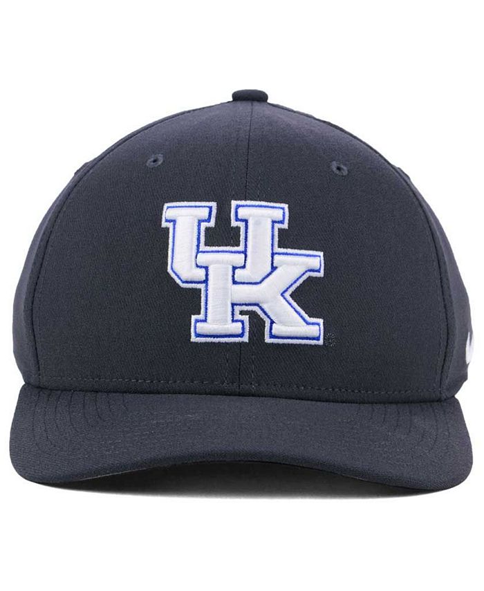 Nike Kentucky Wildcats Anthracite Classic Swoosh Cap - Macy's