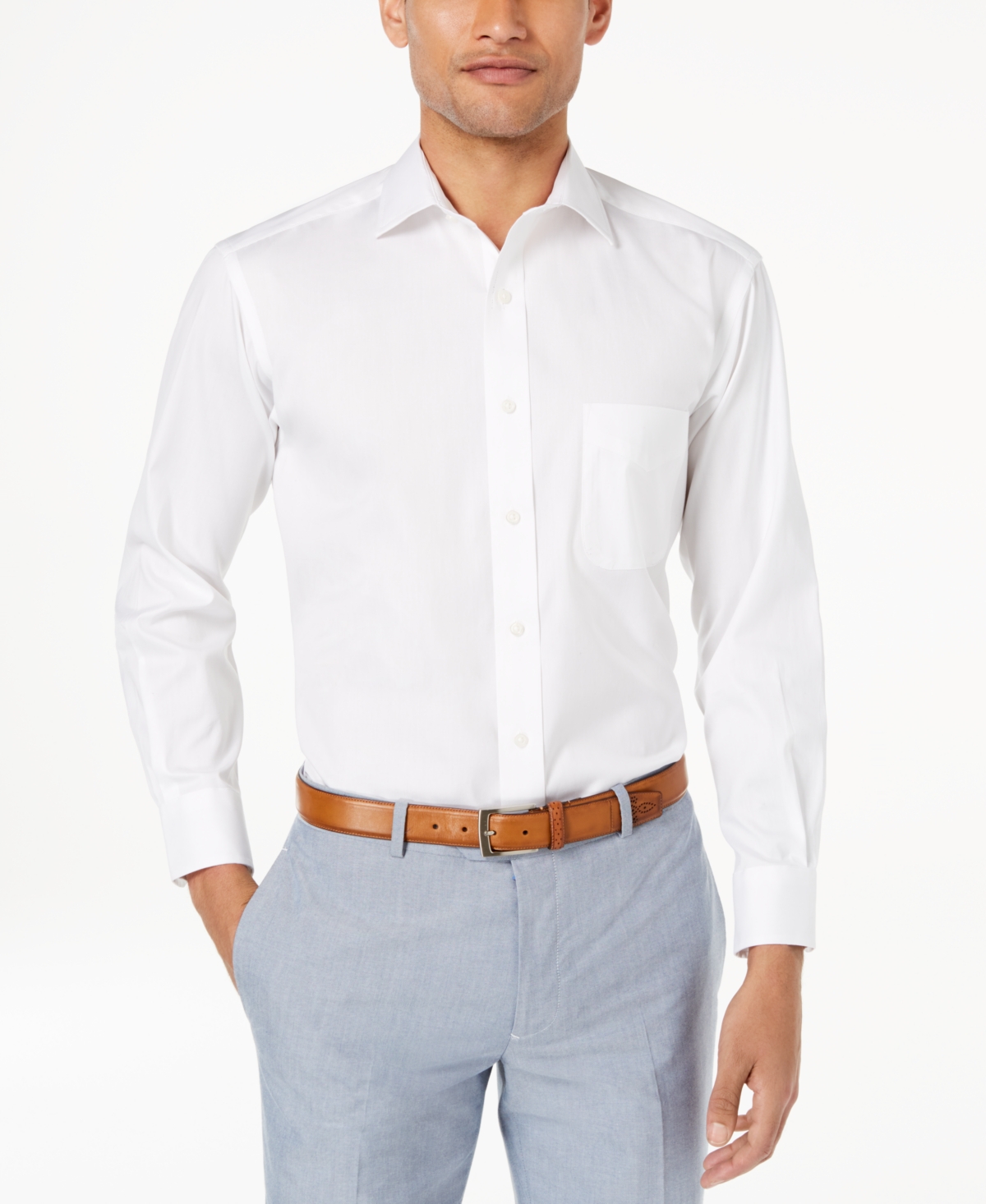 Click here for Club Room Mens Regular Fit Pinpoint Dress Shirt  C... prices