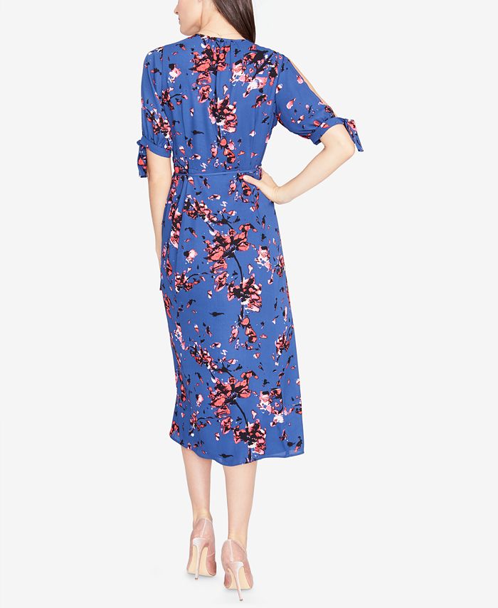 RACHEL Rachel Roy Floral-Print Wrap Dress, Created for Macy's - Macy's