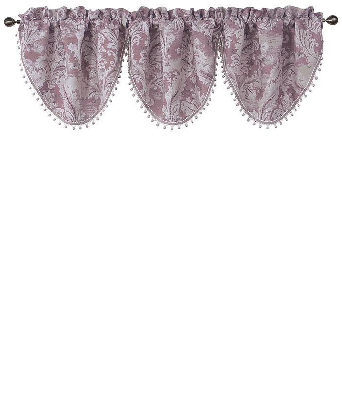 Waterford Victoria Cascade 22" x 40" Window Valance - Macy's