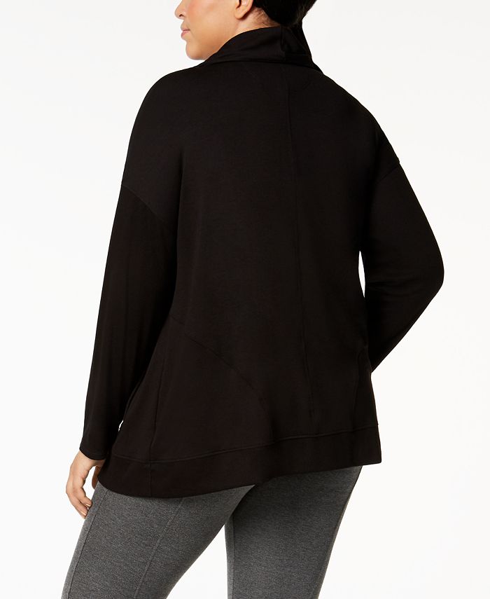 Calvin Klein Plus Size Open-Front Cardigan - Macy's