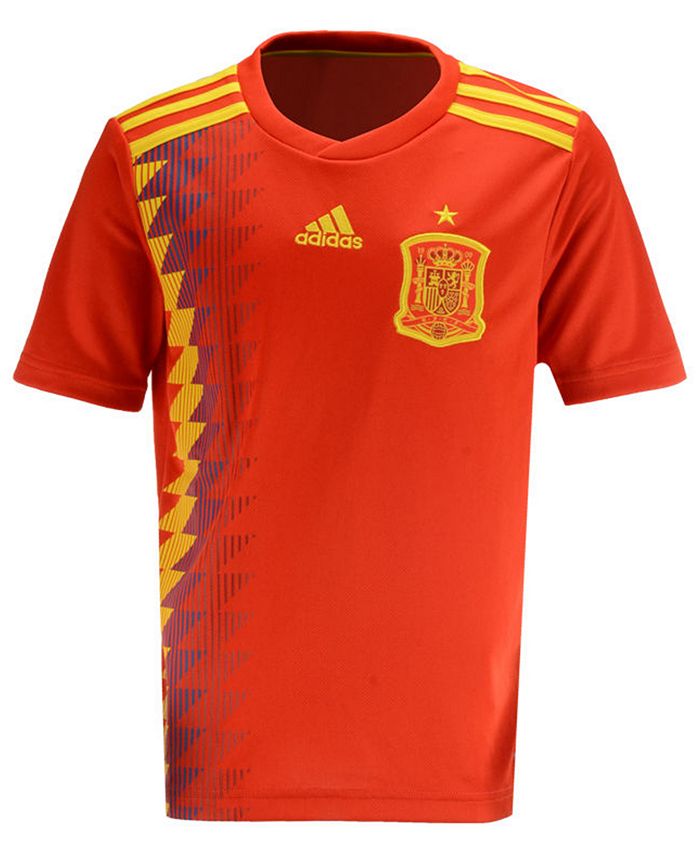 adidas Spain National Team Home Stadium Jersey, Big Boys (8-20) - Macy's