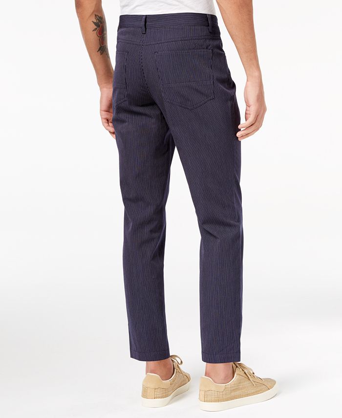 INC International Concepts I.N.C. Men's Slim-Fit Pinstripe Pants ...