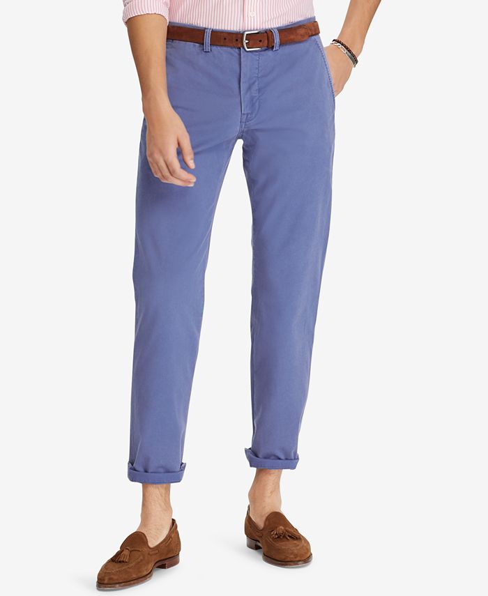 Polo Ralph Lauren Men's Big & Tall Stretch Classic-Fit Chino Pants - Macy's