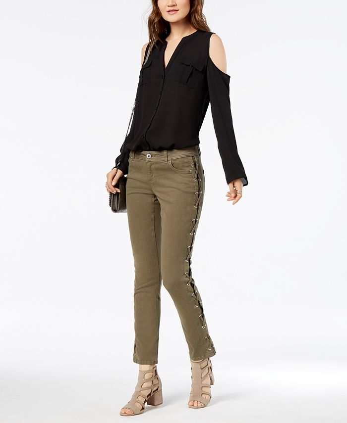 INC International Concepts I.N.C. Cold-Shoulder Blouse, Created for ...