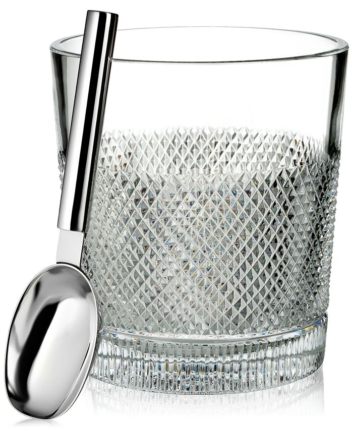 Waterford Diamond Line Ice Bucket With Scoop - Macy's
