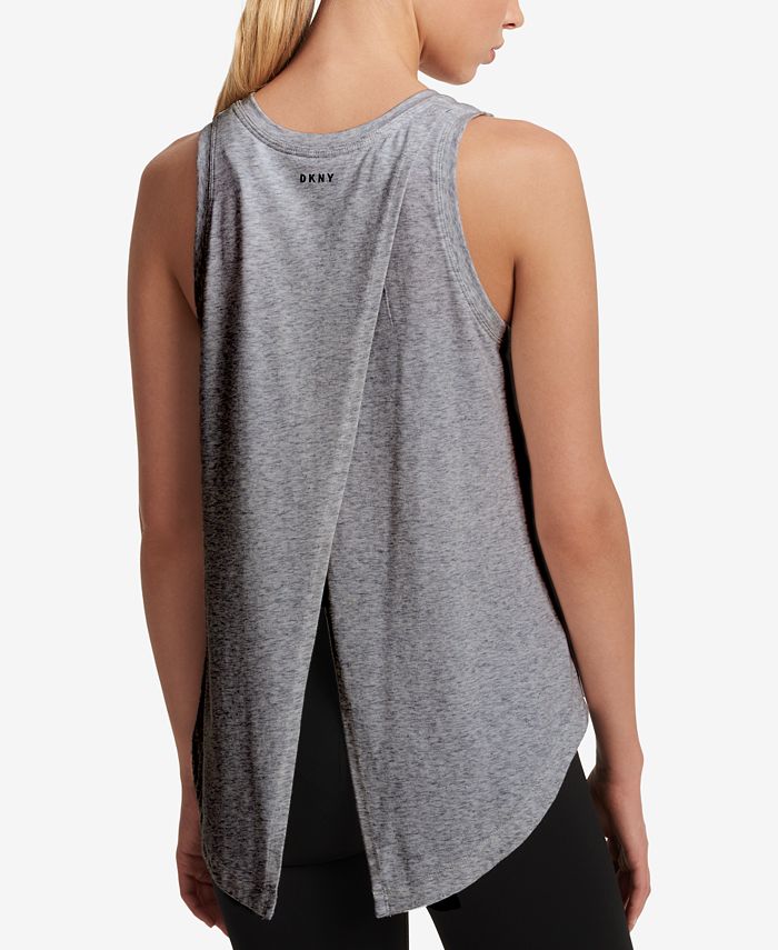 DKNY Sport Cross-Back Tank Top - Macy's