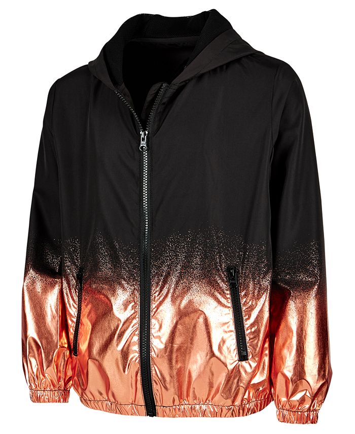 Ideology Metallic Splatter Hooded Jacket Big Girls Created For Macys