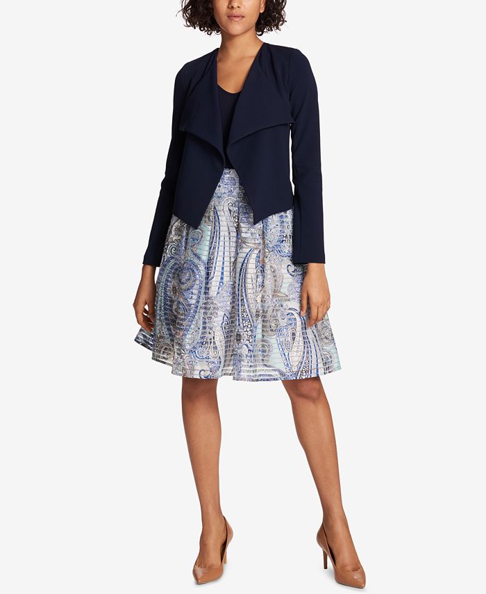 Tommy Hilfiger Lace-Back Blazer - Macy's