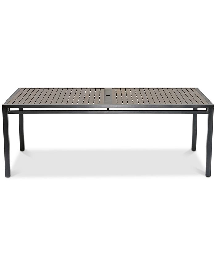 Agio CLOSEOUT! Aluminum 84" x 42" Outdoor Dining Table, Created for ...