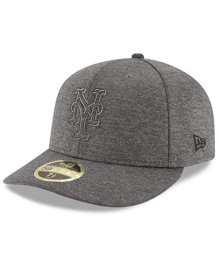 New Era New York Mets Clubhouse Grey Low Profile 59FIFTY Fitted Cap ...