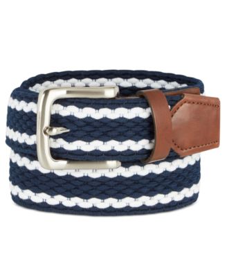 Club Room Men's Braided Stretch Belt, Created for Macy's - Macy's