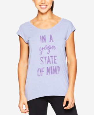 Gaiam Dani Yoga Graphic T-Shirt - Macy's