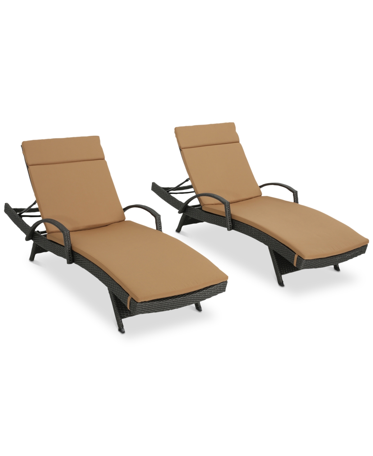 Click here for Baja Outdoor Chaise Lounge (Set Of 2) - Tan prices