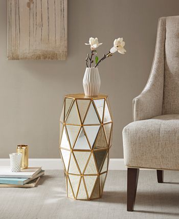 BLUSH & BRASS Beckham End Table, Quick Ship - Macy's