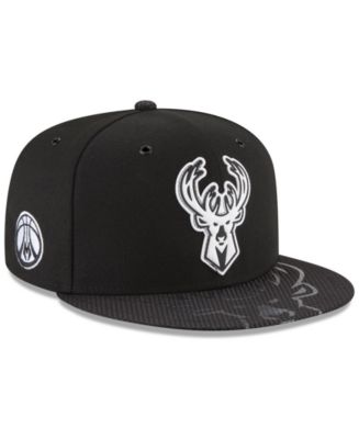 New Era Milwaukee Bucks Back 1/2 Series 9FIFTY Snapback Cap - Macy's