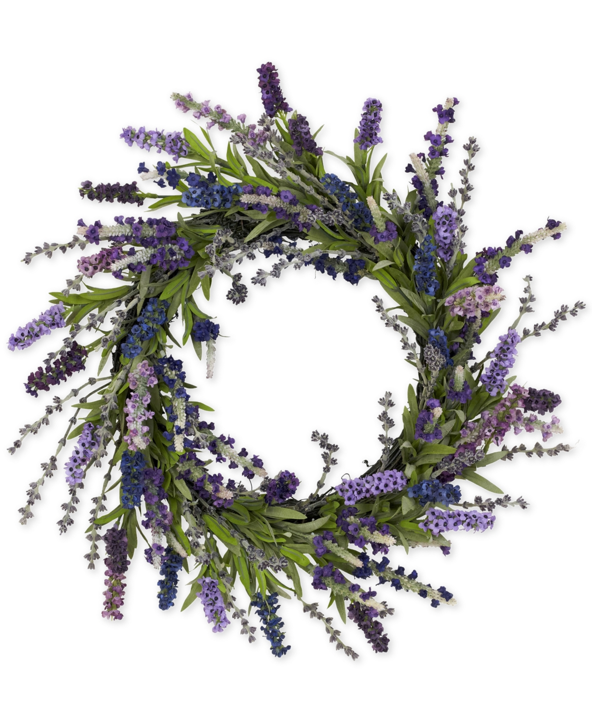 Click here for Nearly Natural 20 Lavender Wreath - Purple prices