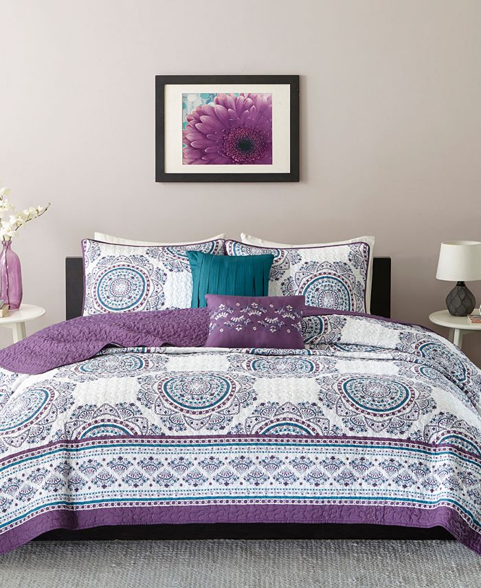 Intelligent Design Anika 5-Pc. Full/Queen Coverlet Set - Macy's