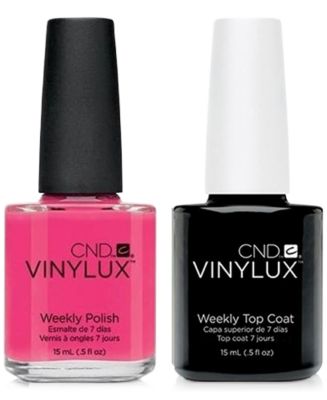 CND Creative Nail Design Vinylux Pink Bikini Nail Polish & Top Coat ...