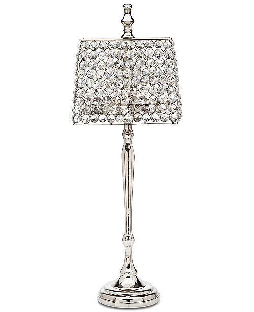 Godinger Lighting by Design Rectangular Crystal 22" Votive Lamp ...