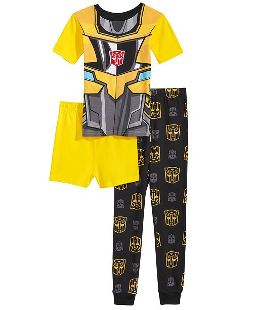 Transformers 3-Pc. Cotton Pajama Set, Little & Big Boys & Reviews ...