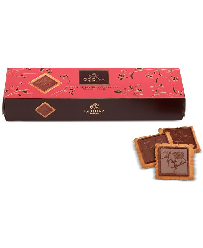 Godiva Lady Godiva 12-Pc. Milk Chocolate Biscuits - Macy's