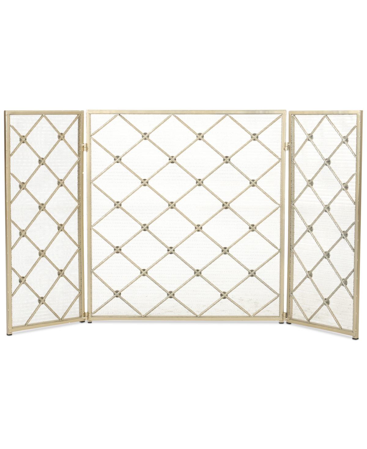 Click here for Three Panel 30 Fireplace Screen - Gold prices