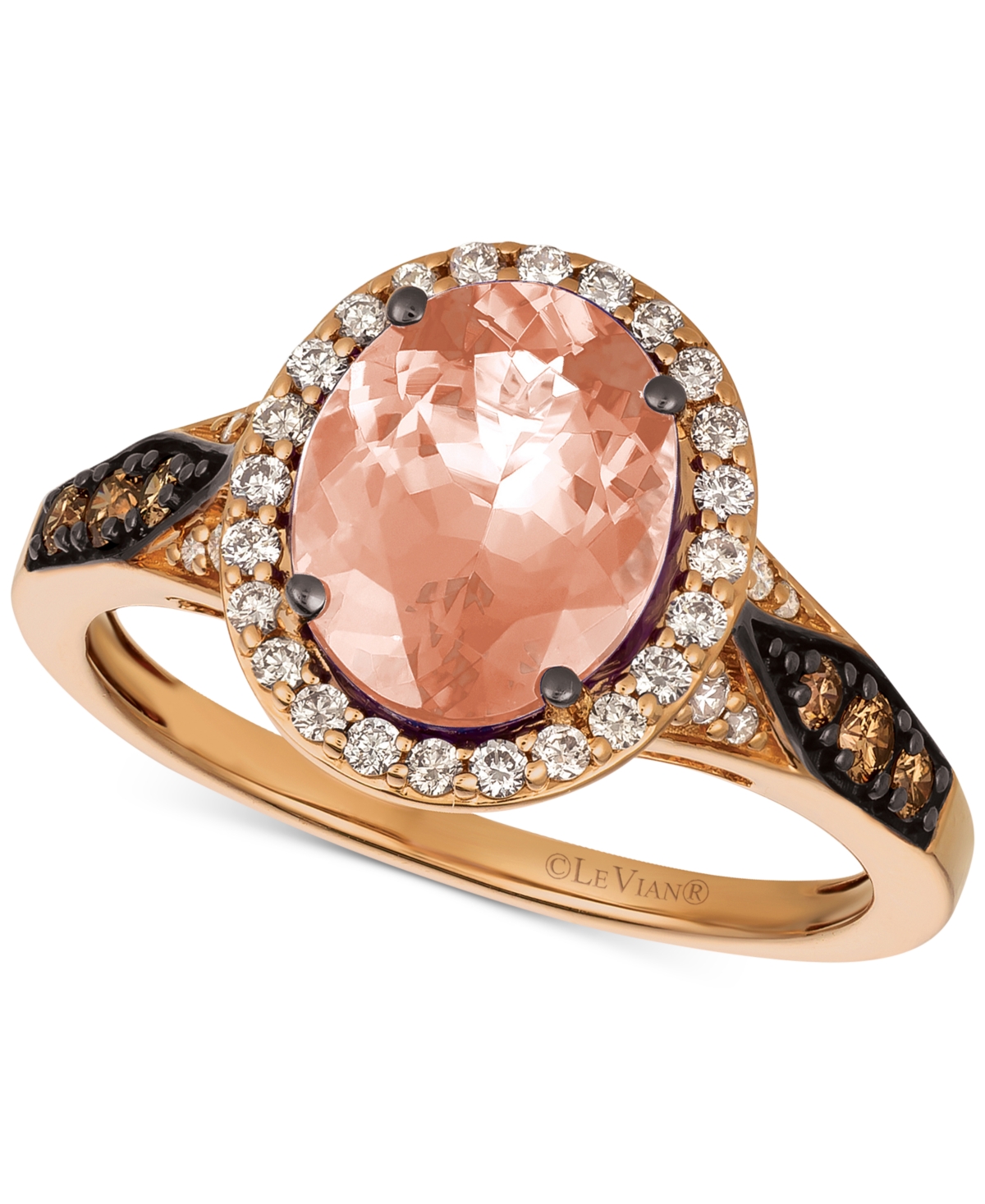Click here for Le Vian Chocolatier Peach Morganite (1-3/4 ct. t.w... prices