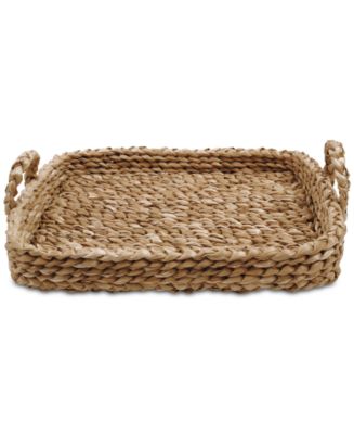 Braided Tray with Handles - Macy's