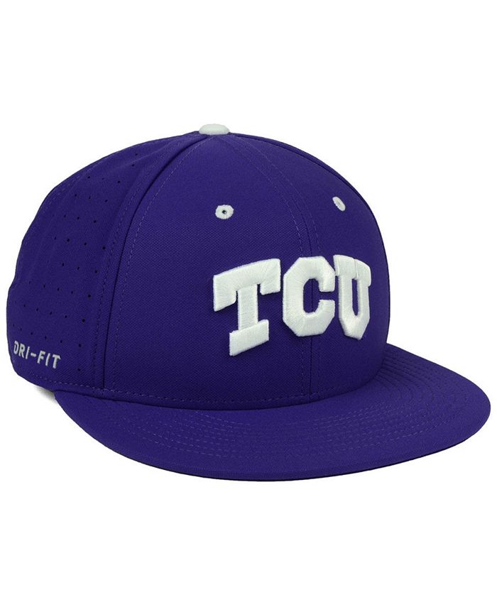Nike TCU Horned Frogs Aerobill True Fitted Baseball Cap - Macy's