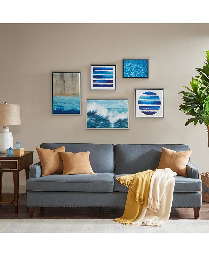 Madison Park Water Tide 5-Pc. Gallery Wall Art Set - Macy's