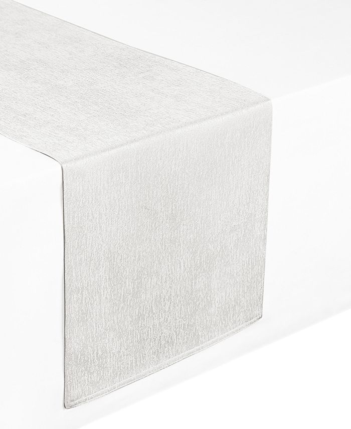 Waterford Moonscape White 14" x 72" Table Runner - Macy's