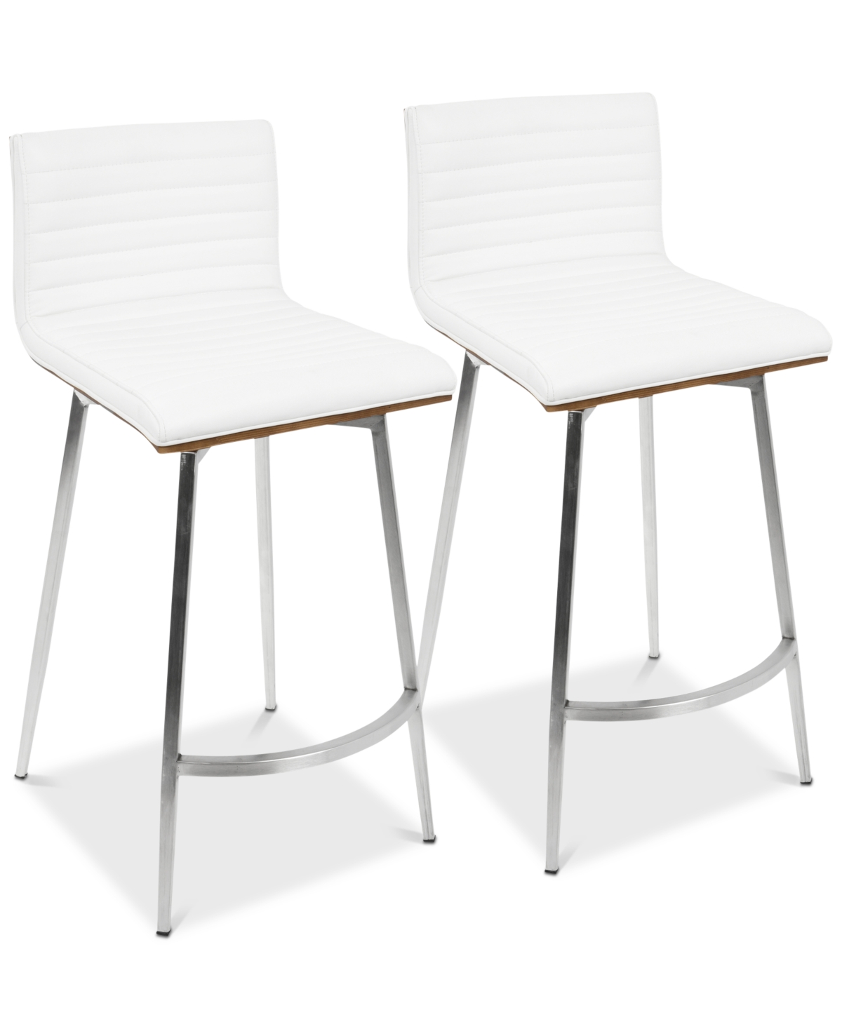 Click here for Mason Counter Stool Set of 2 - White prices