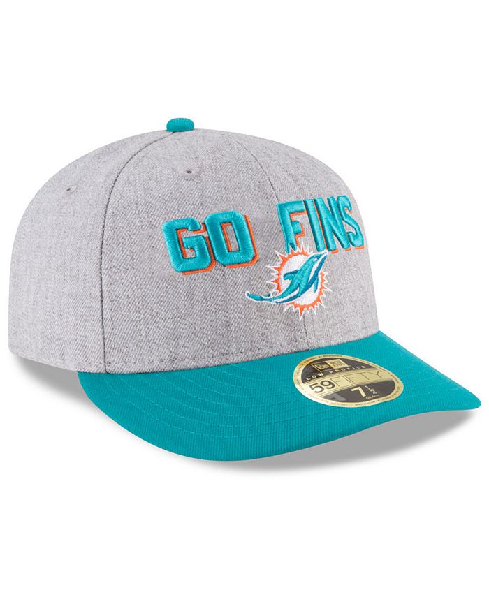 New Era Miami Dolphins Draft Low Profile 59FIFTY FITTED Cap - Macy's