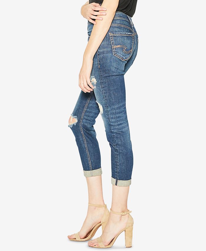 Silver Jeans Co. Sam Mid Rise Boyfriend Jeans - Macy's