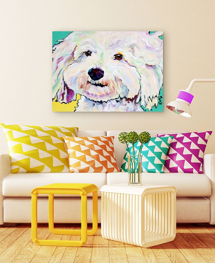 Trademark Global Pat Saunders-White 'Buttons' 18" x 24" Canvas Wall Art ...