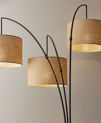 Adesso Trinity Arc Floor Lamp - Macy's